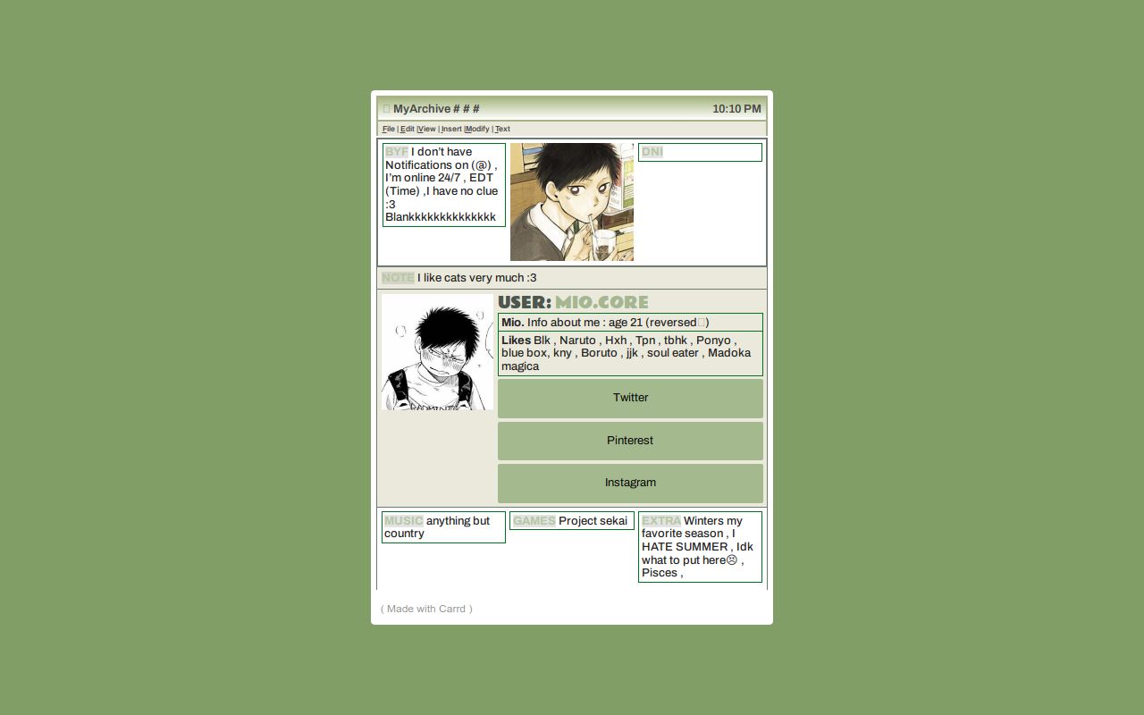 Mio.archive